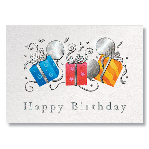 Trio Of Gifts Business Birthday Cards From G Neil Trio Of Gifts Business Birthday Cards From G Neil